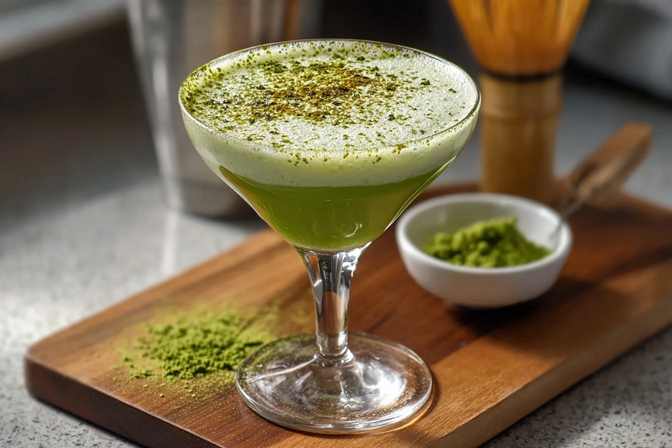 Matcha Martini Green Tea Cocktail