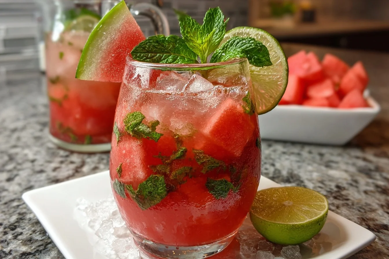 Watermelon Wave Mojito Punch